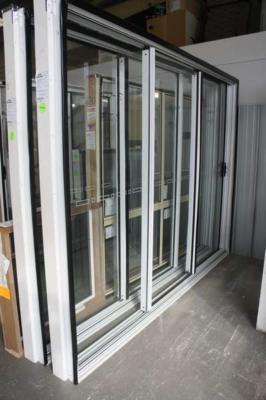 Aluminium Tri Sliding Doors 2100mm H x 2688mm W - Door & Window Warehouse